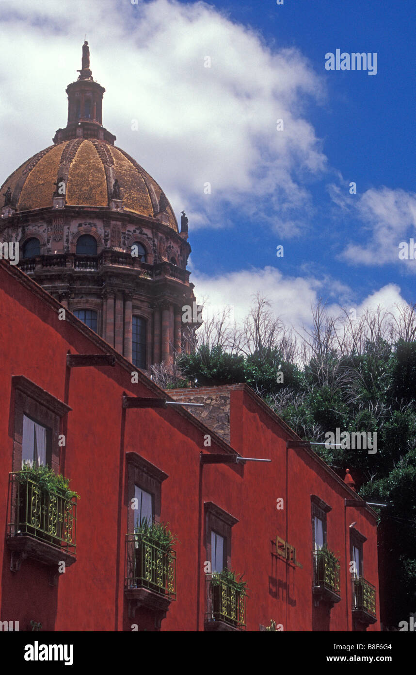 Restored Spanish colonial building converted to housing in San Miguel ...