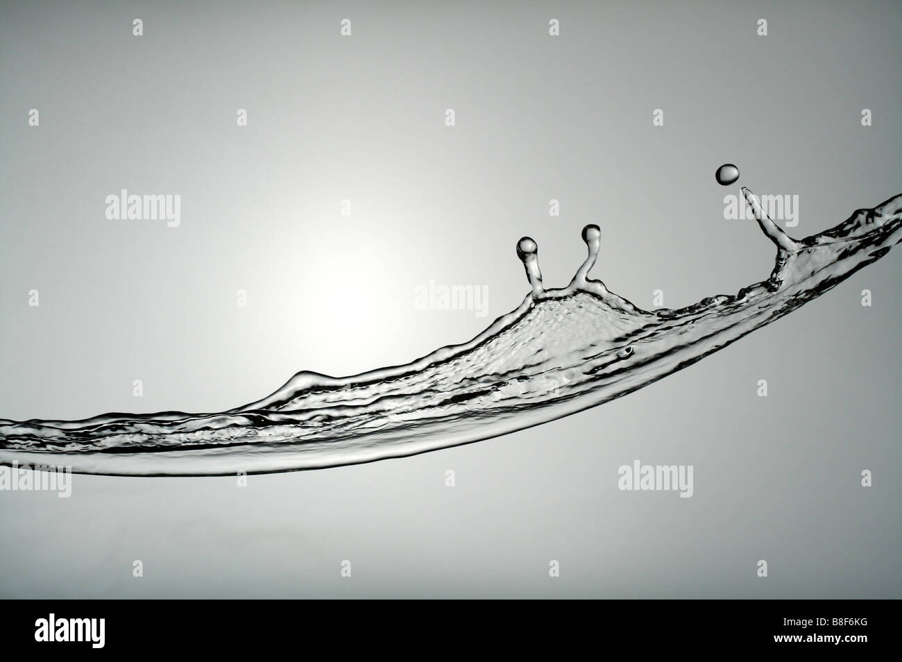 Cross section of a steam of flowing water Stock Photo - Alamy
