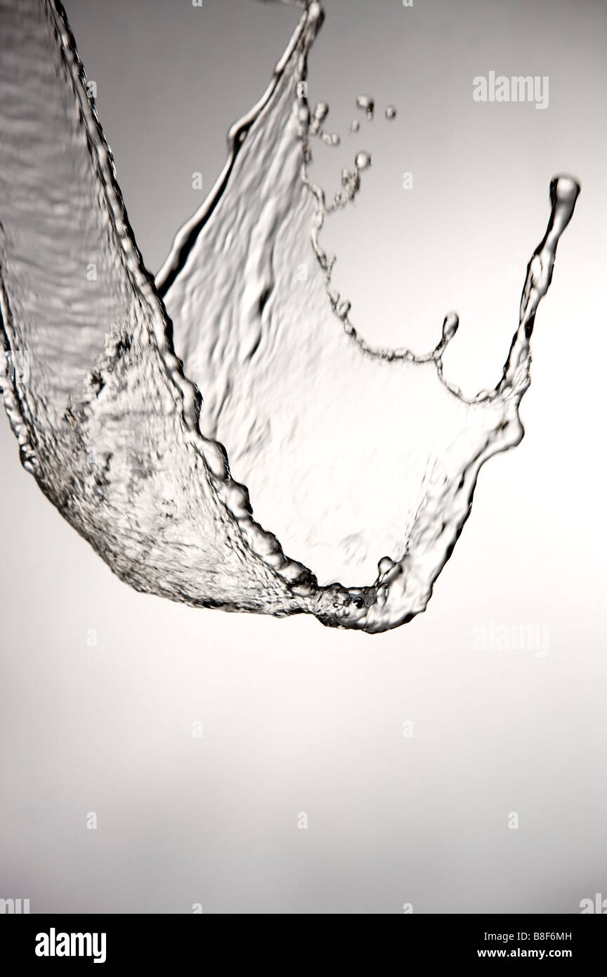 Cross section of a steam of flowing water Stock Photo - Alamy