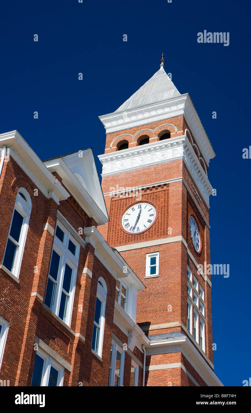 Tillman Hall and clock tower at Clemson University South Carolina Stock ...