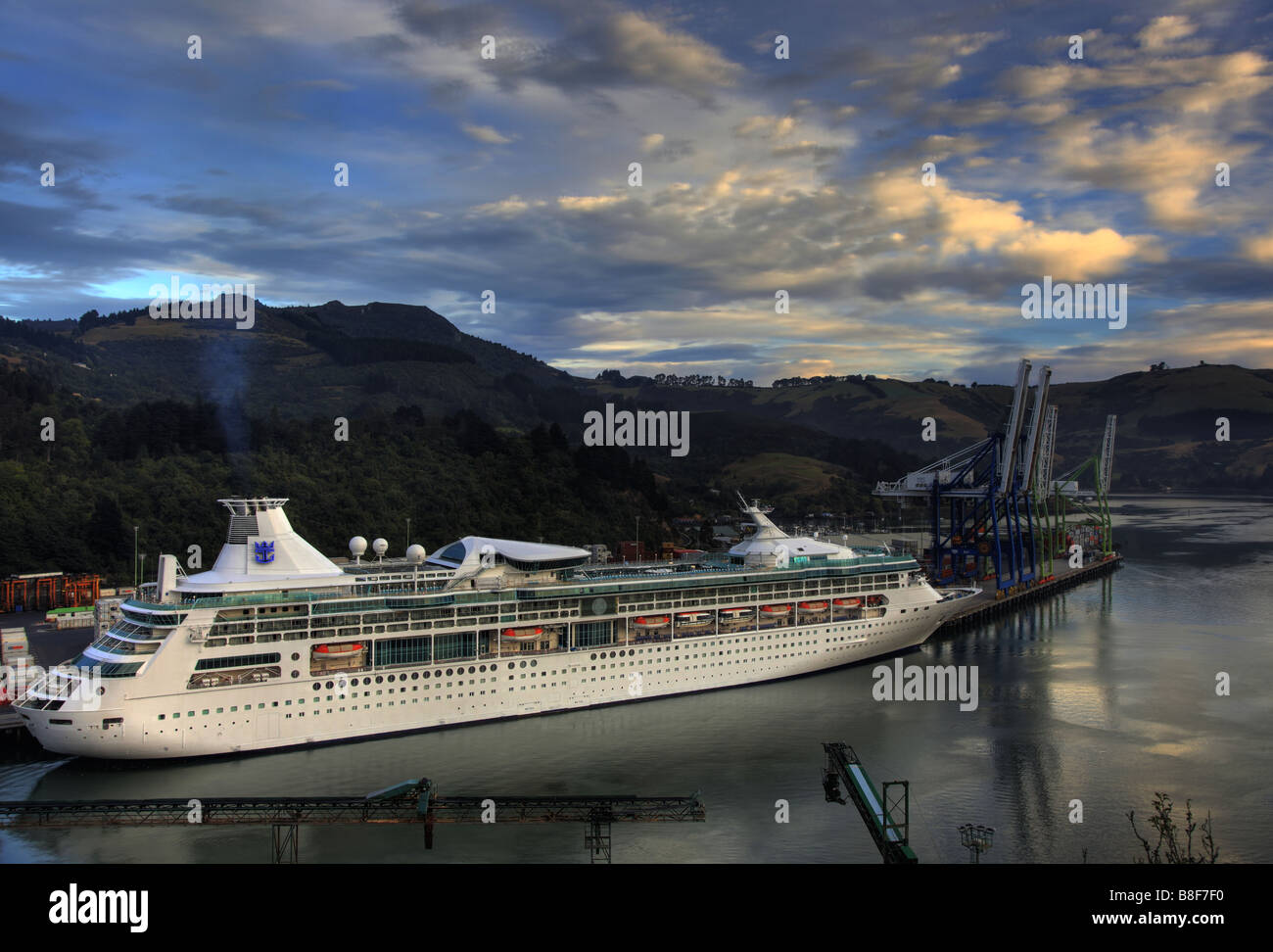 Rhapsody of the Seas, cruise liner at port Stock Photo - Alamy