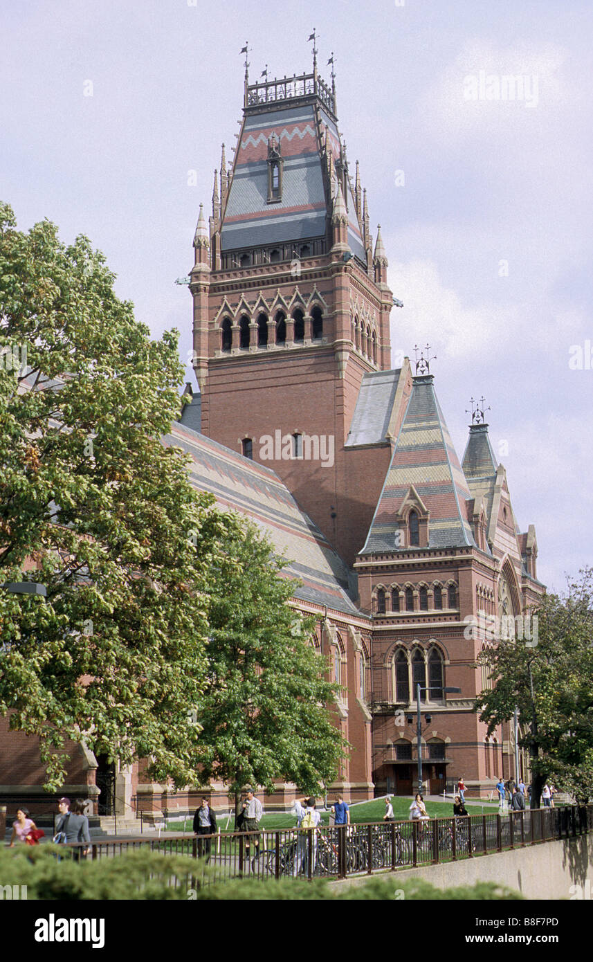 Cambridge, MA. Harvard Memorial Hall Stock Photo - Alamy