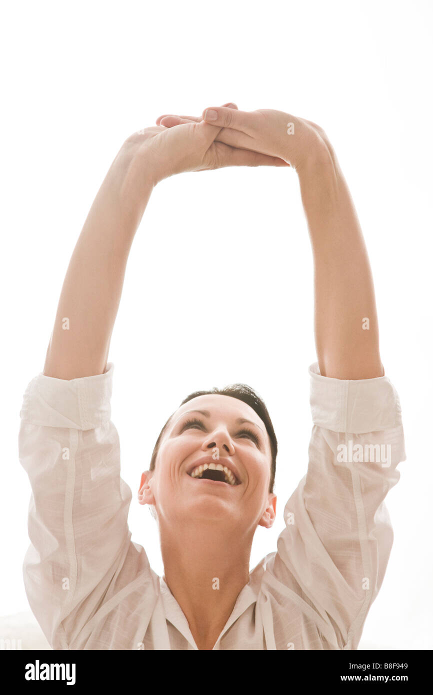 woman with shoulders up Stock Photo - Alamy