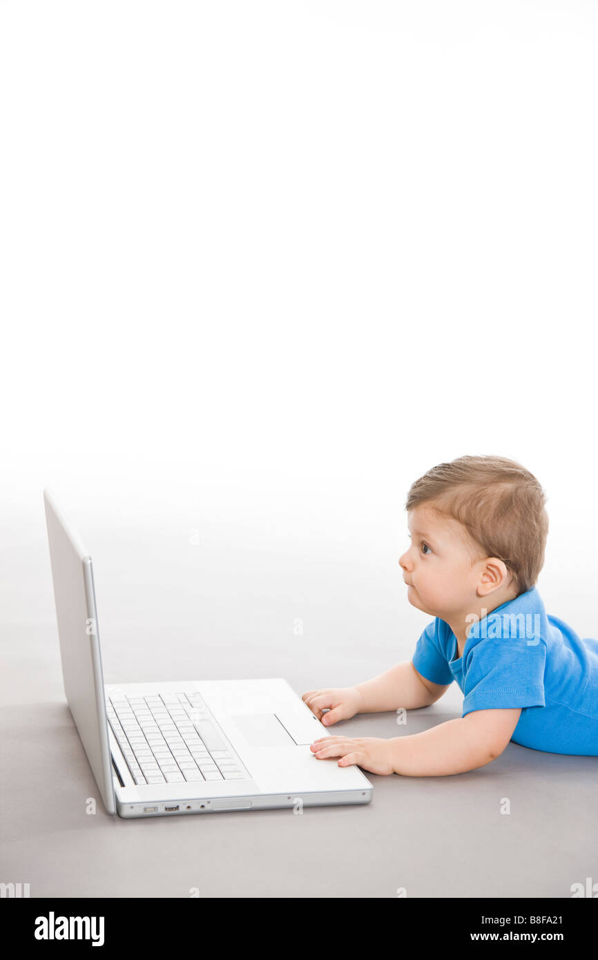 Baby learning type on hi-res stock photography and images - Alamy