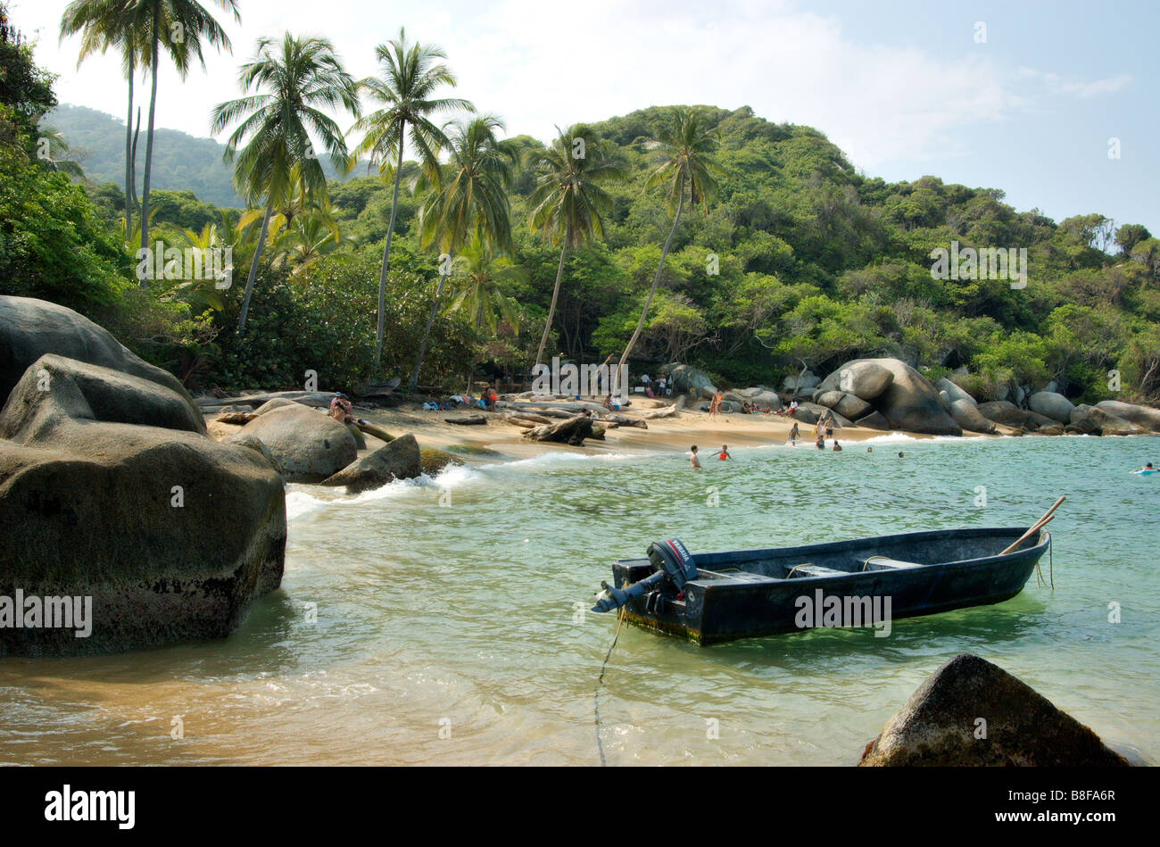 La Arenilla Beach, Tayrona Park, Colombia Stock Photo - Alamy