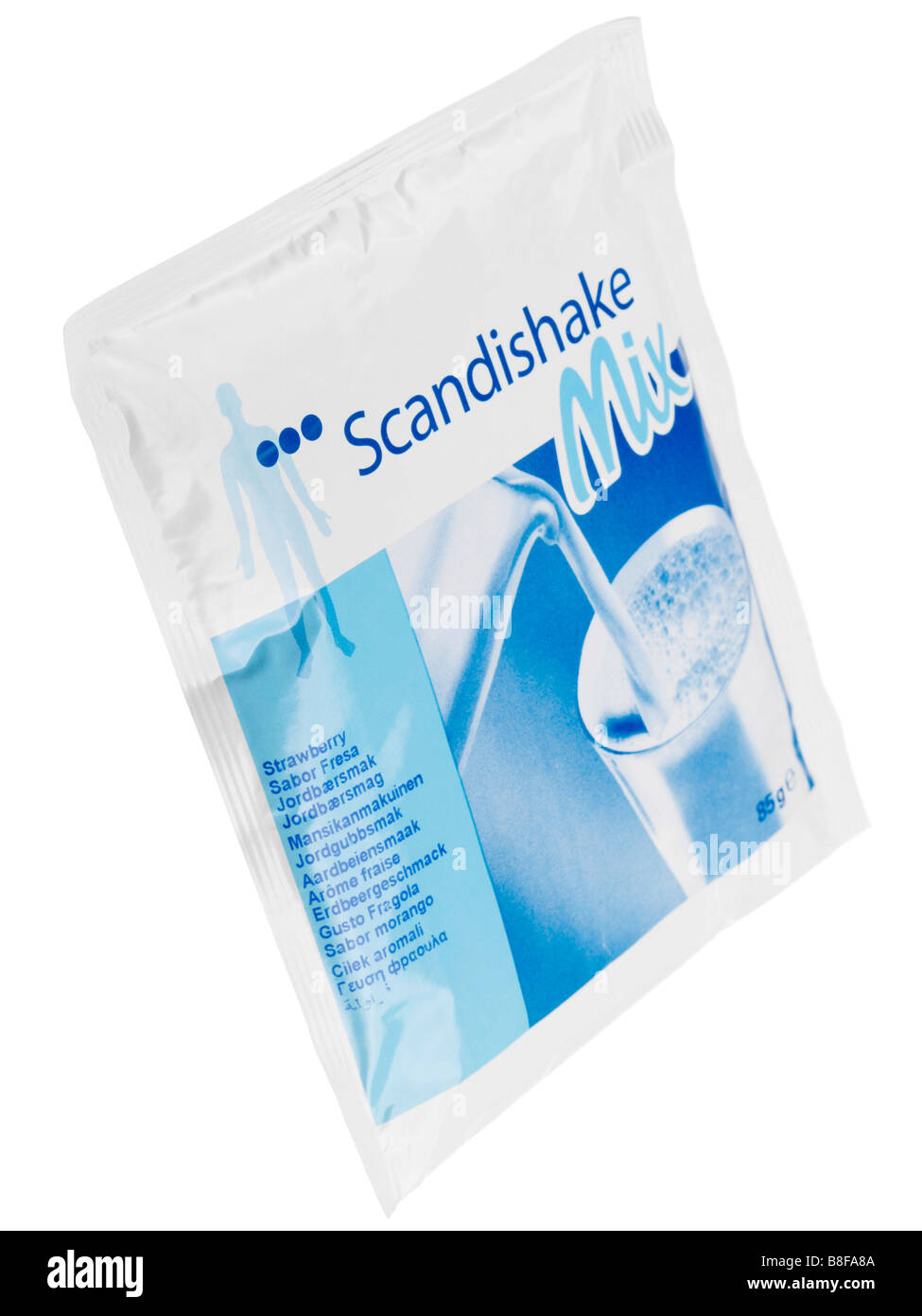 Sachet of Nutritional Milkshake Mix Stock Photo - Alamy