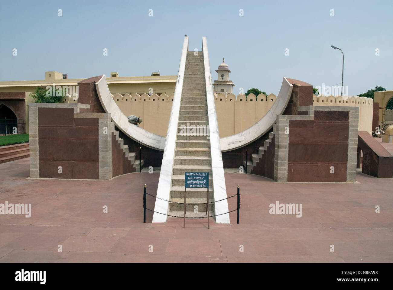 India Rajasthan Jaipur The Jantar Mantar observatory Stock Photo - Alamy