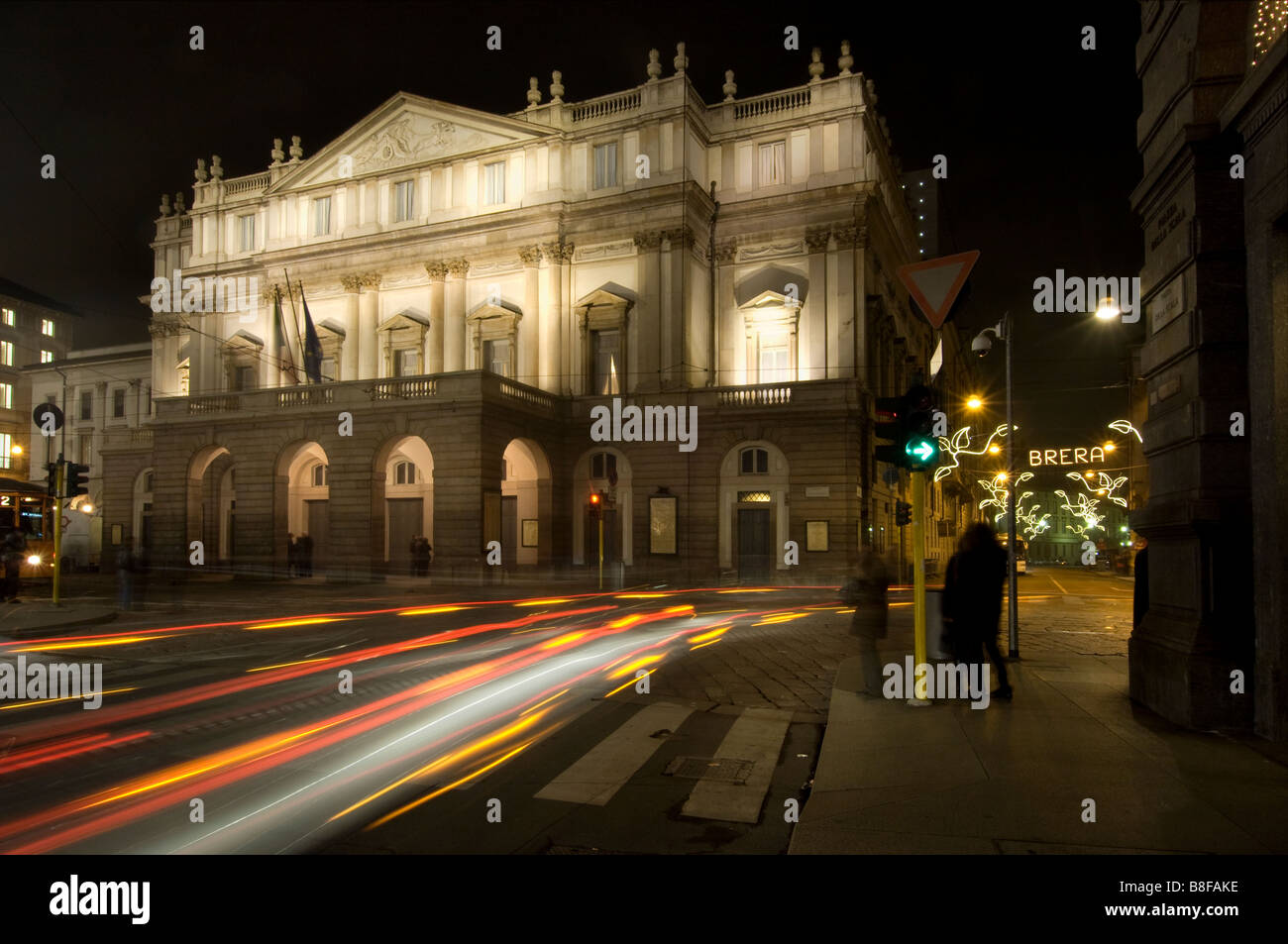 Scala Milan Italy Oper opera famous milano Stock Photo - Alamy