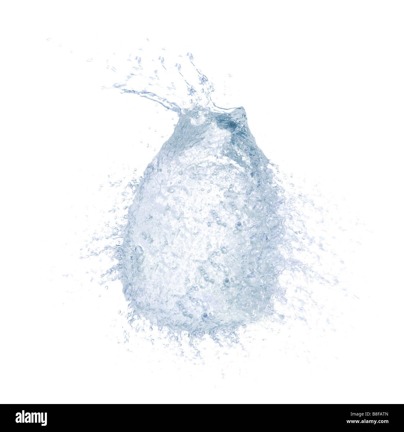 Full isolated globe of water Stock Photo - Alamy