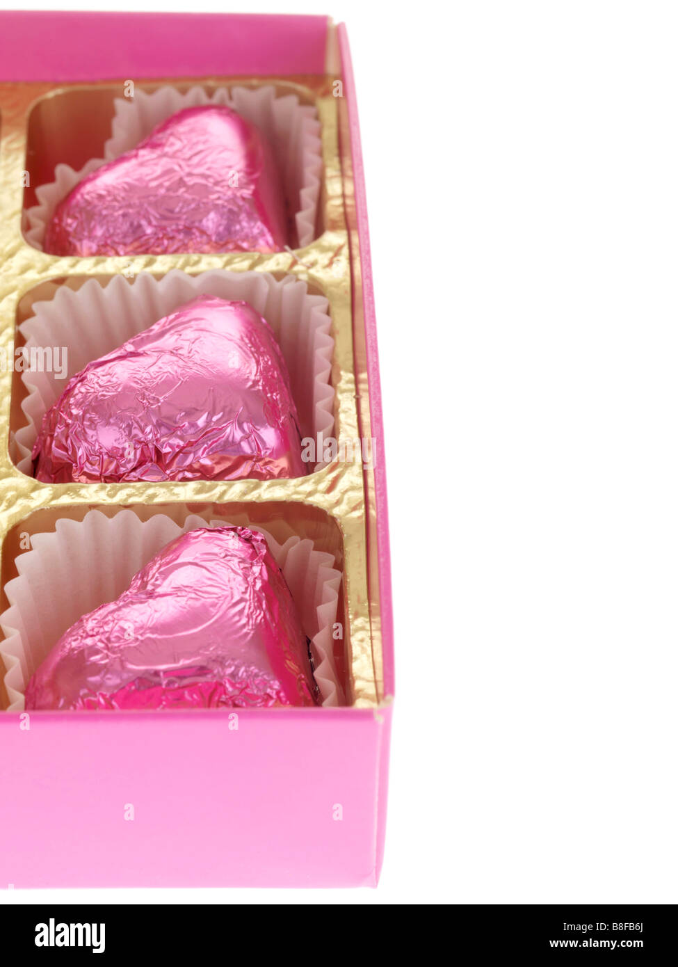 Box of Valentine s Chocolates Stock Photo - Alamy