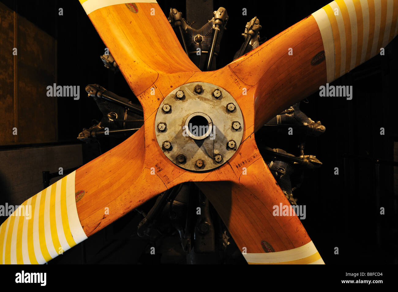 A propeller in a engine test room Stock Photo - Alamy