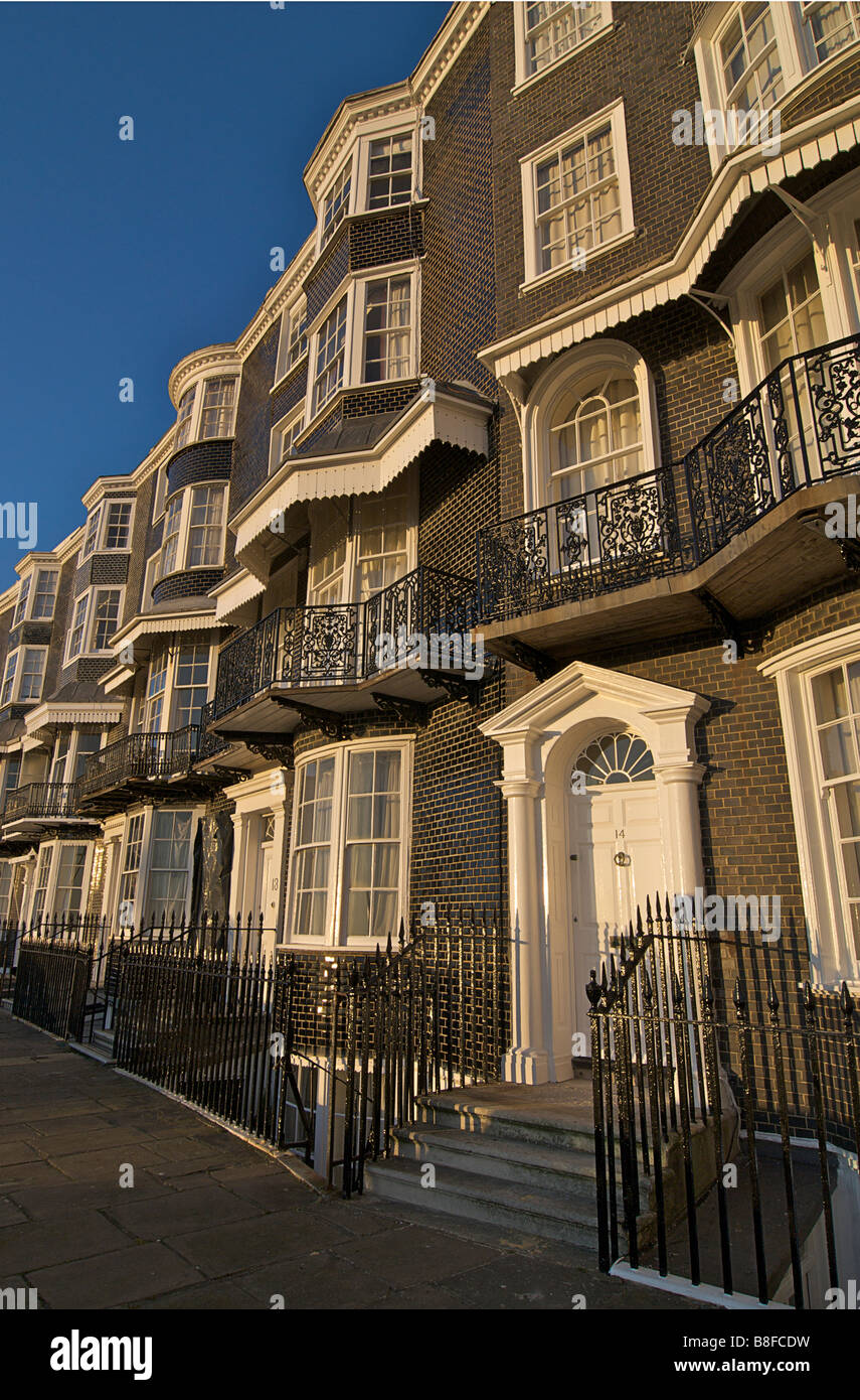 Royal Crescent, Brighton. Grade I listed Regency architecture. A rare ...