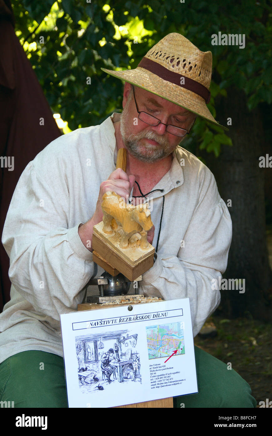 Master wood carving Stock Photo - Alamy