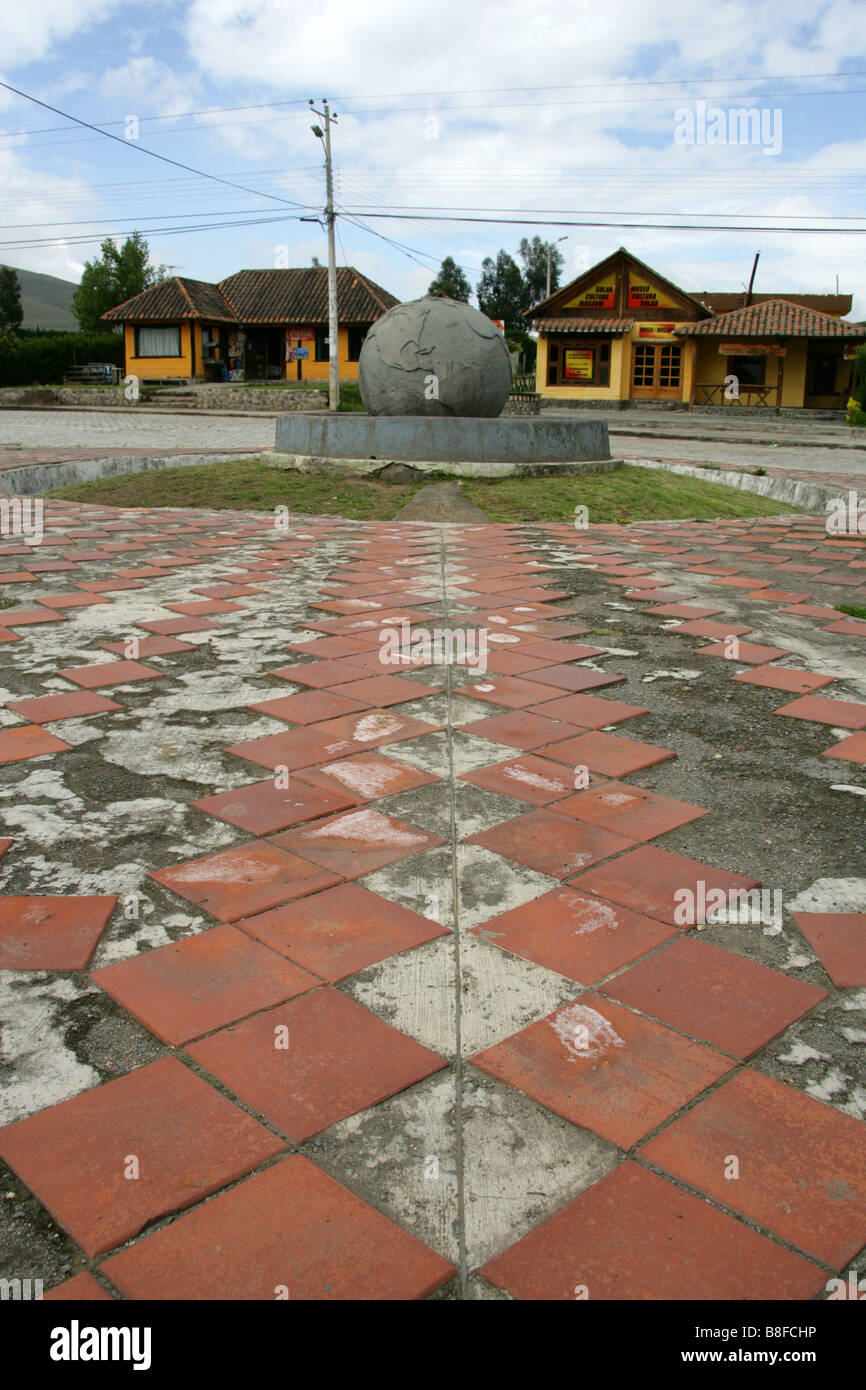The Equator Line at the Solar Culture Museum Near Quito, Ecuador, South ...