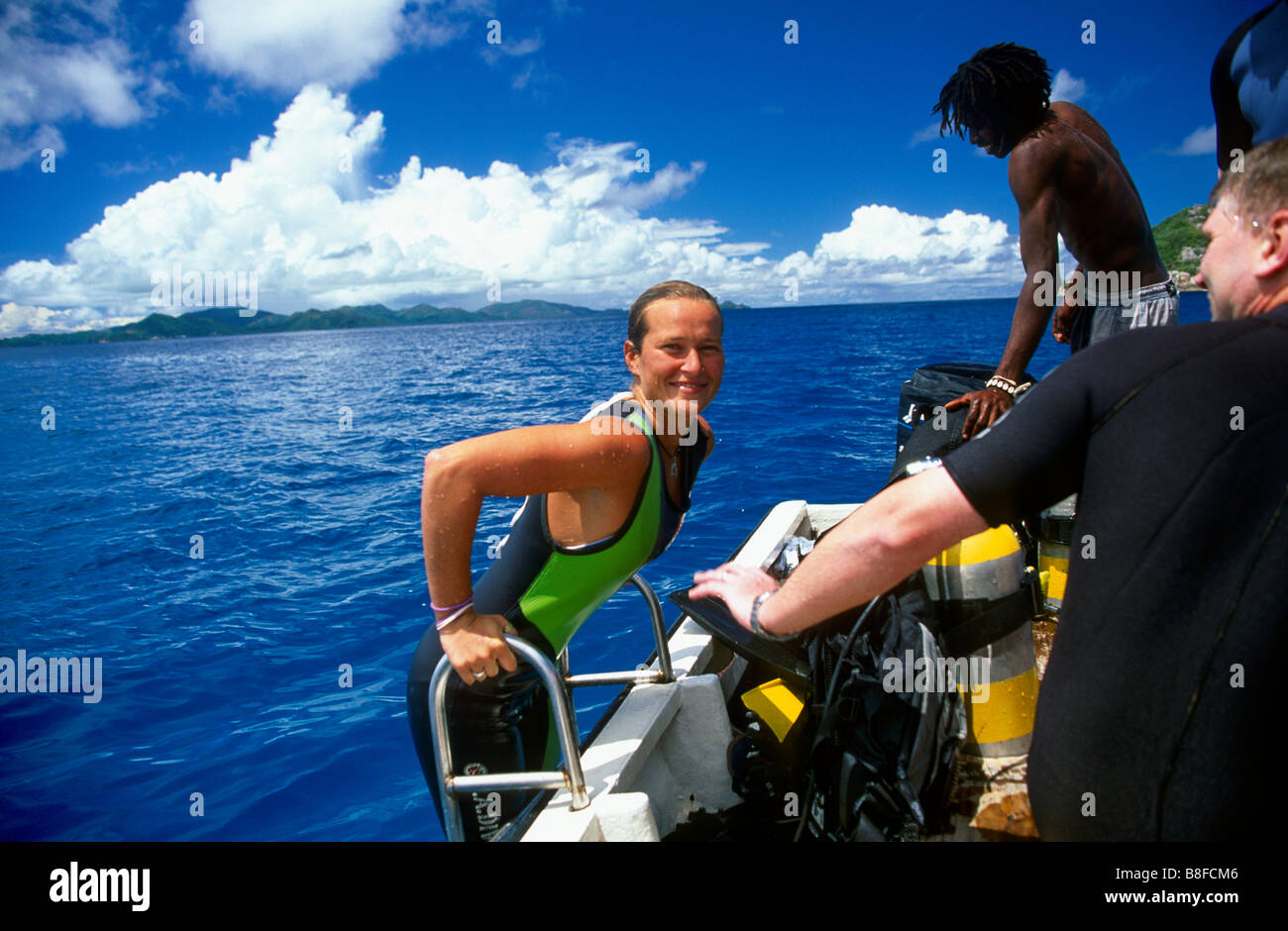 Girl diving board hi-res stock photography and images - Alamy