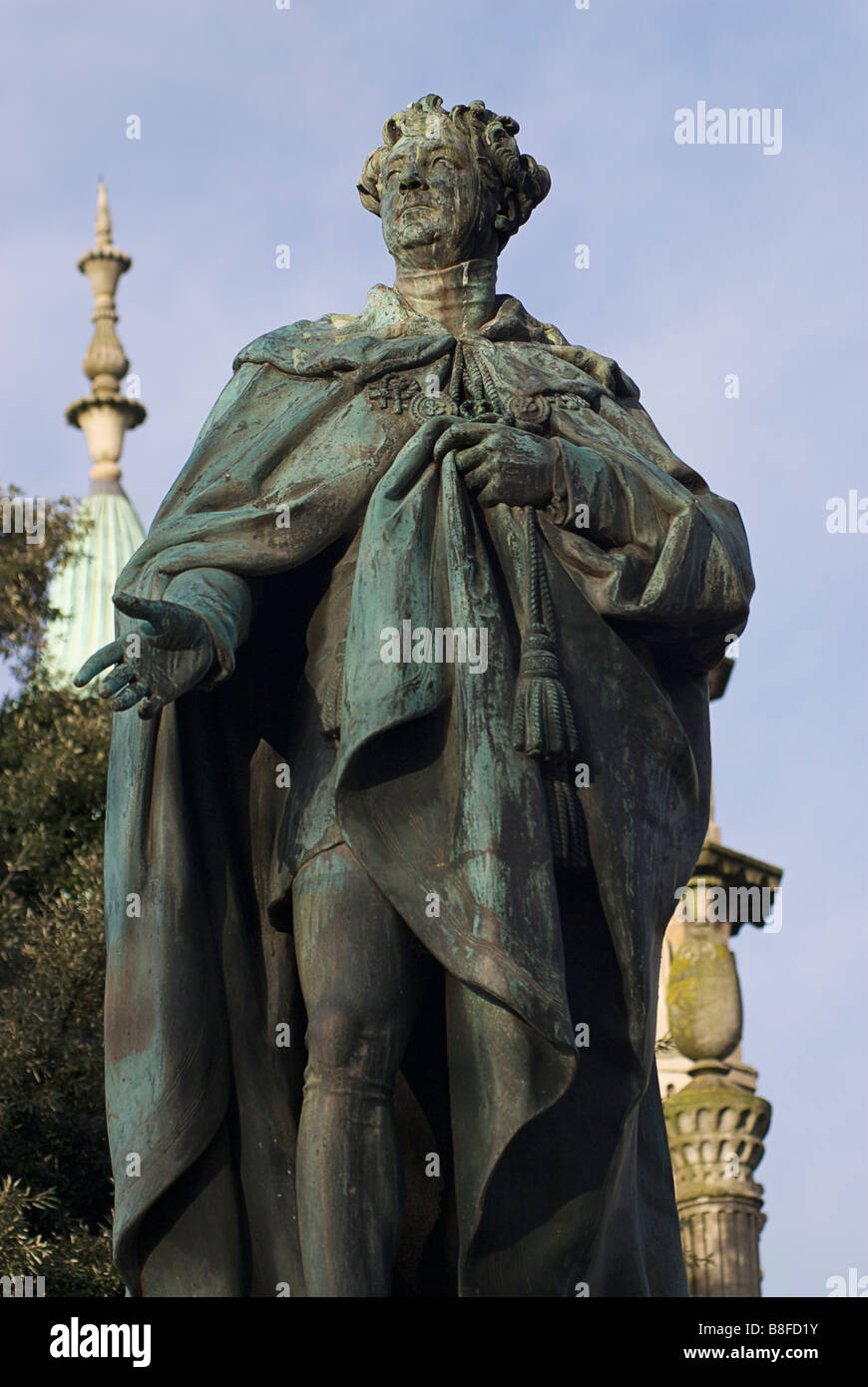 Statue of George IV Prince Regent, Brighton, England Stock Photo - Alamy