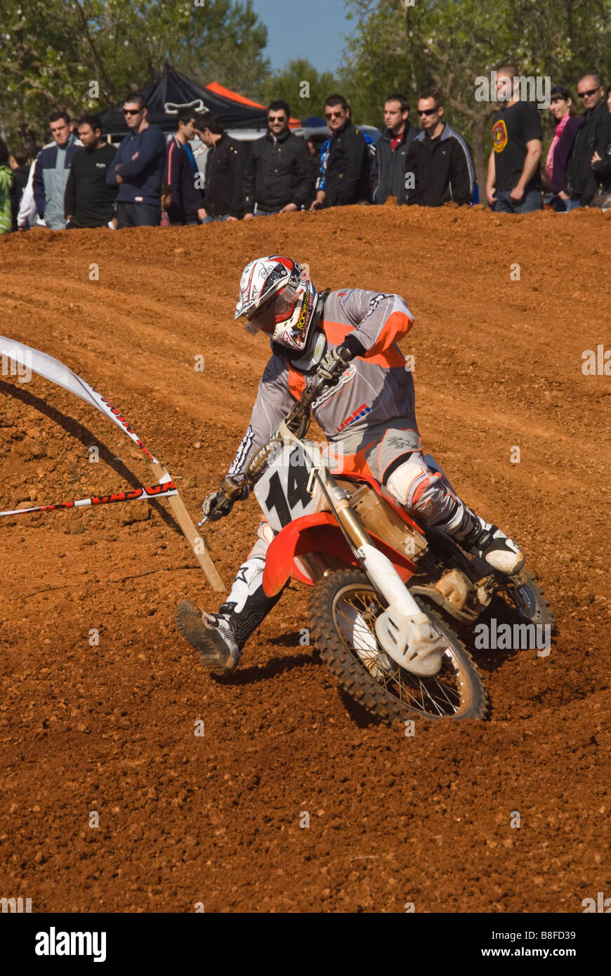 Moto Cross rider Stock Photo - Alamy