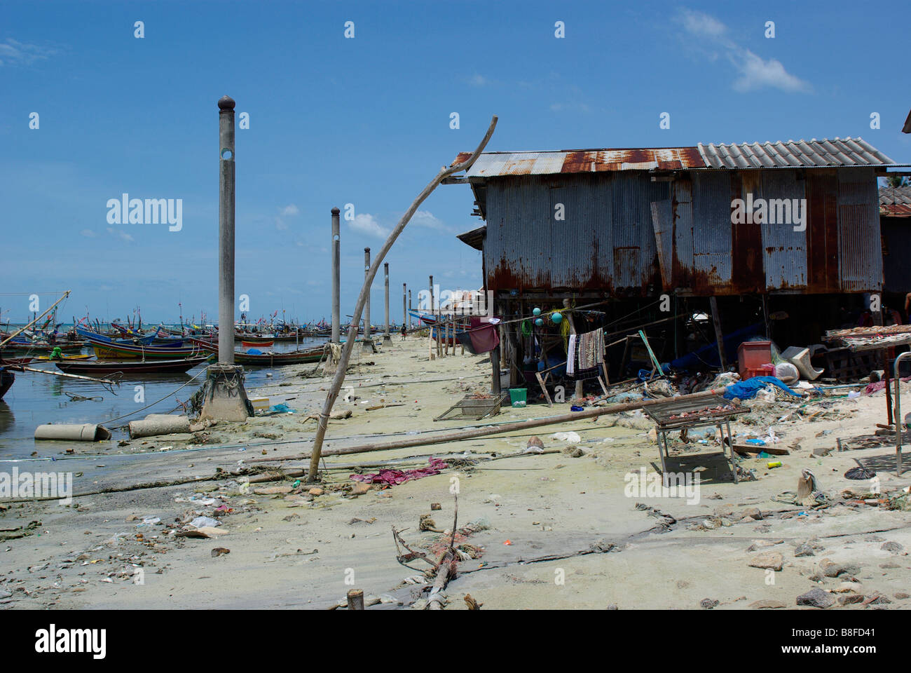 Fishing Village in Koh Samui Stock Photo - Alamy