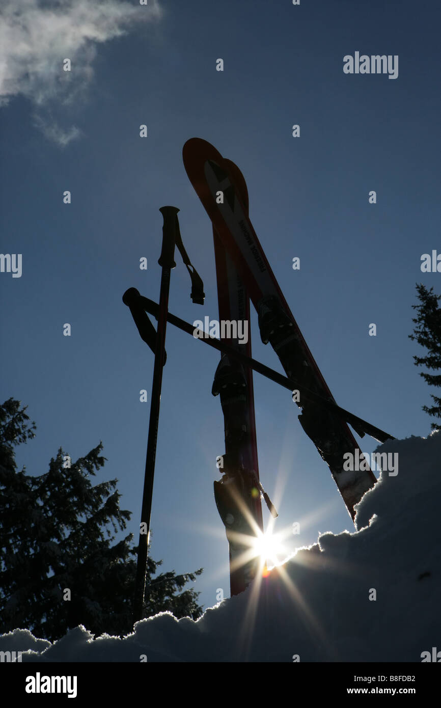 Depth of snow poles hi-res stock photography and images - Alamy