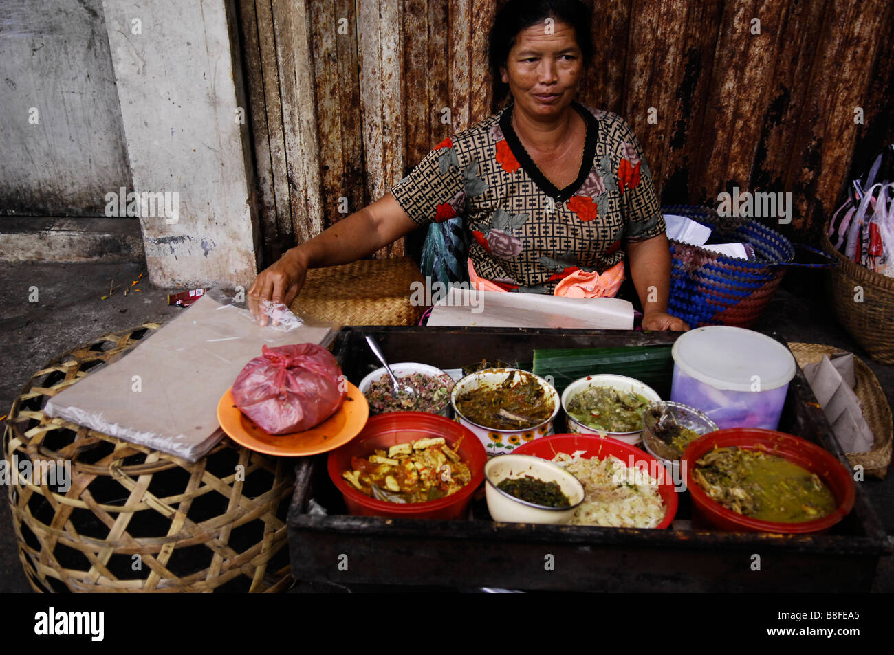 Street vendor at ubud, Bali.Indonesia Stock Photo - Alamy
