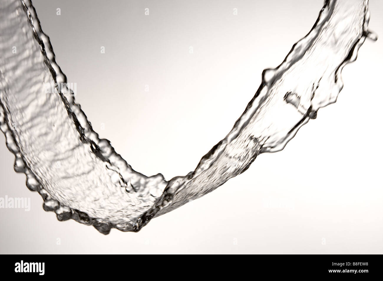 Cross section of a steam of flowing water Stock Photo - Alamy