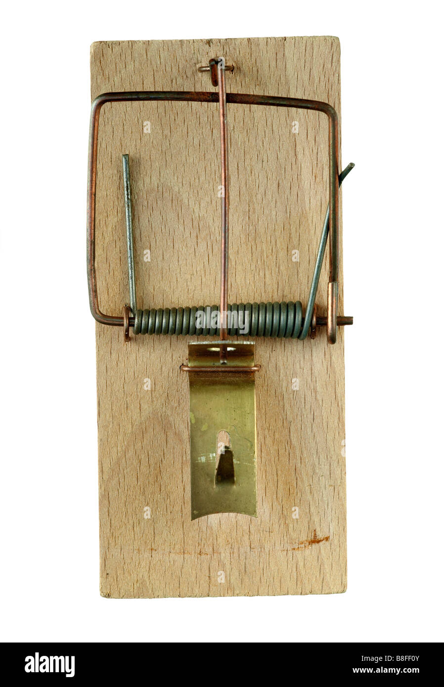 Detail of the old mousetrap - animal trap Stock Photo - Alamy