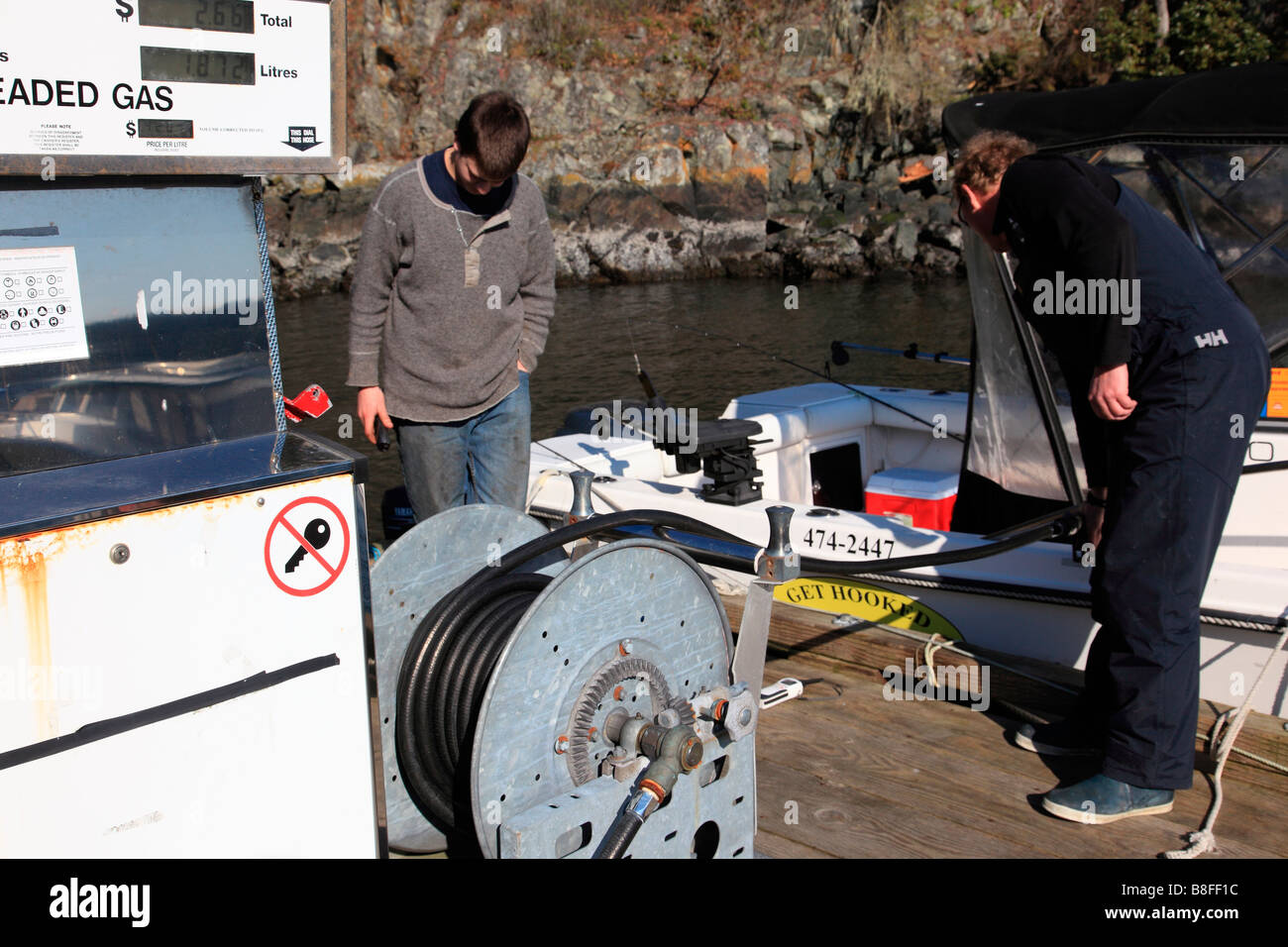 marine gas pump Stock Photo - Alamy