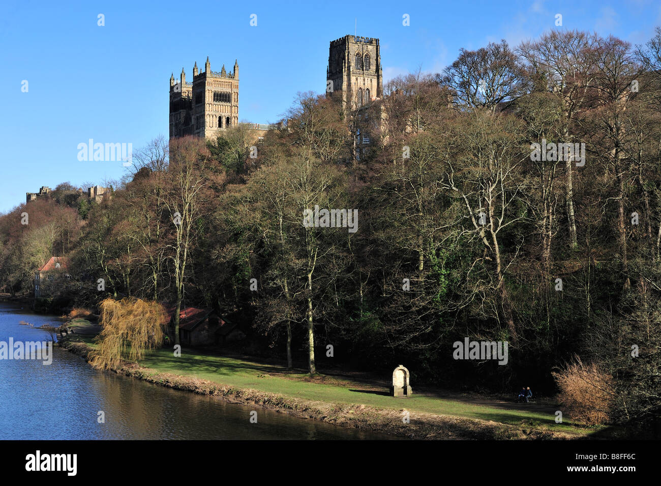 Durham cathedral from prebends bridge hi-res stock photography and ...
