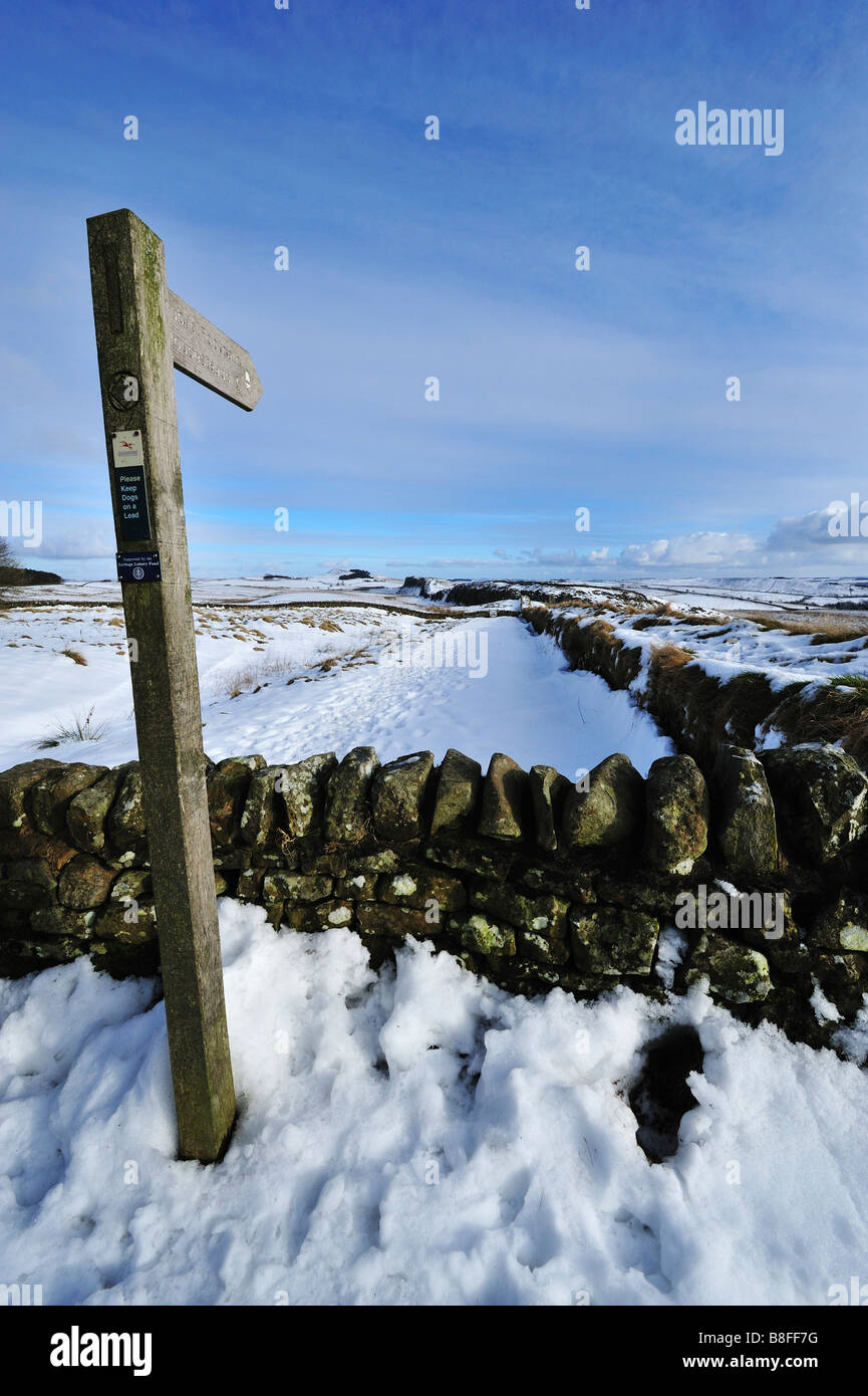 Hadrians wall sign hi-res stock photography and images - Alamy