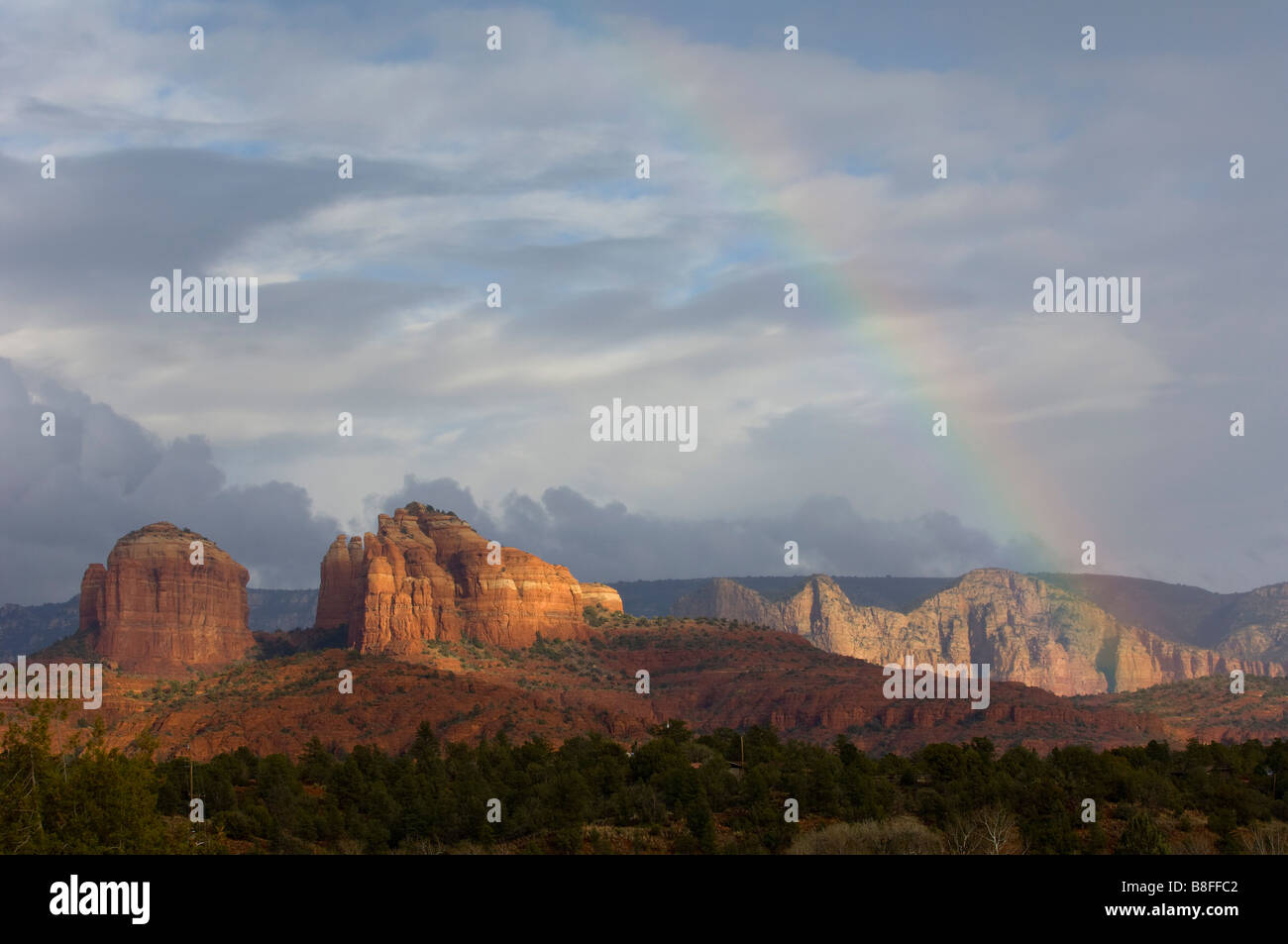 Storm rainbow hi-res stock photography and images - Alamy