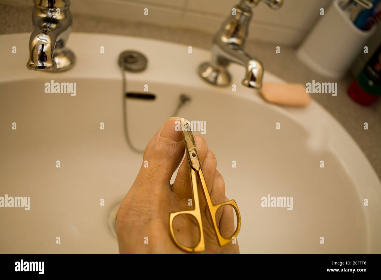 toenails being cut Stock Photo - Alamy
