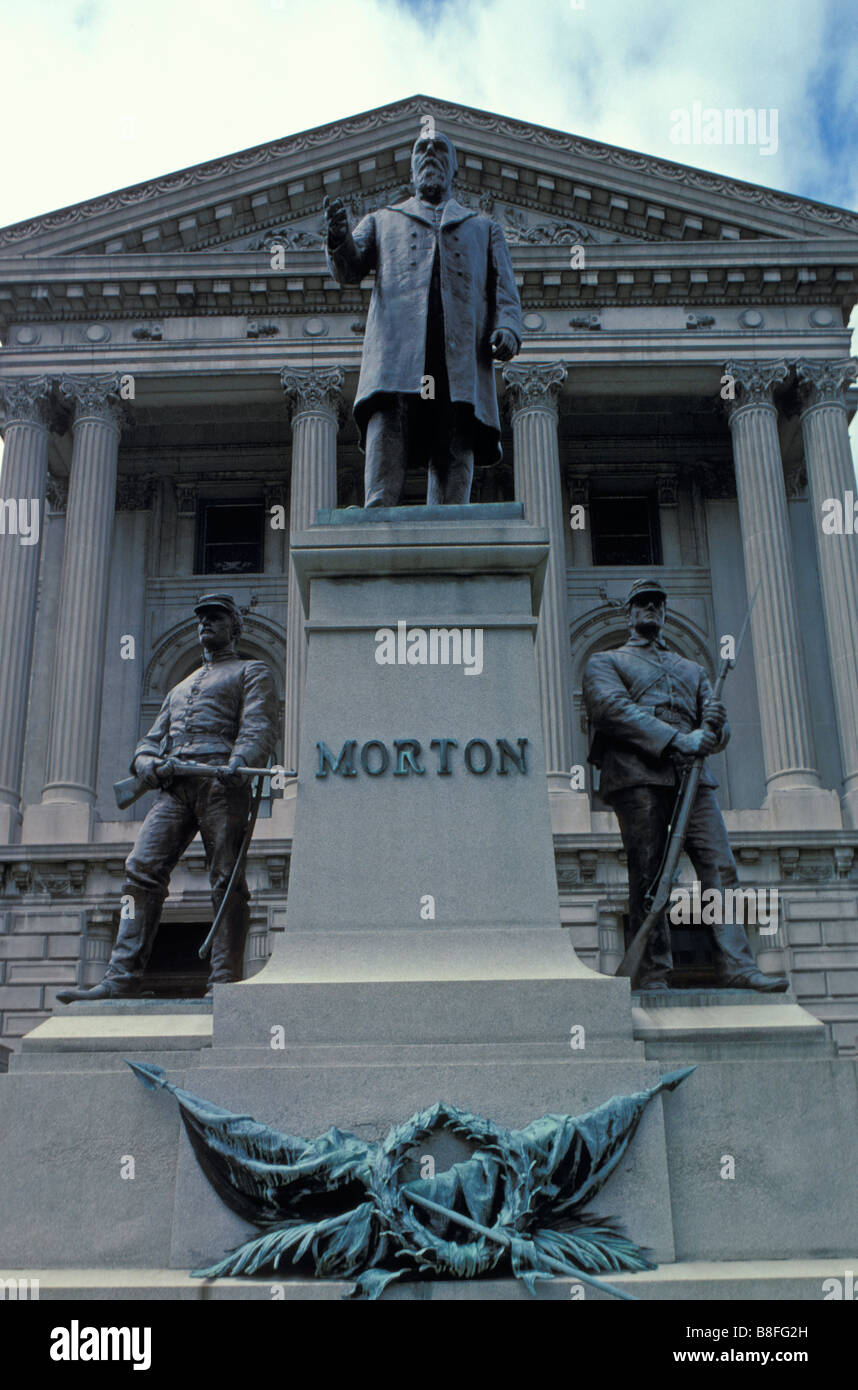 Indiana state capitol building Stock Photo - Alamy