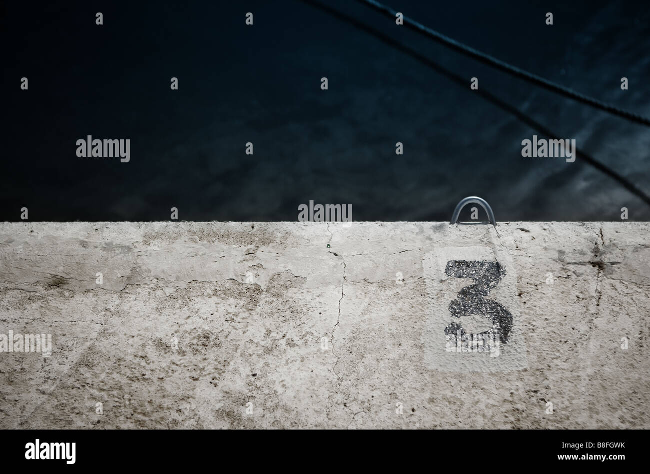 Pier number 3 in a port Stock Photo - Alamy