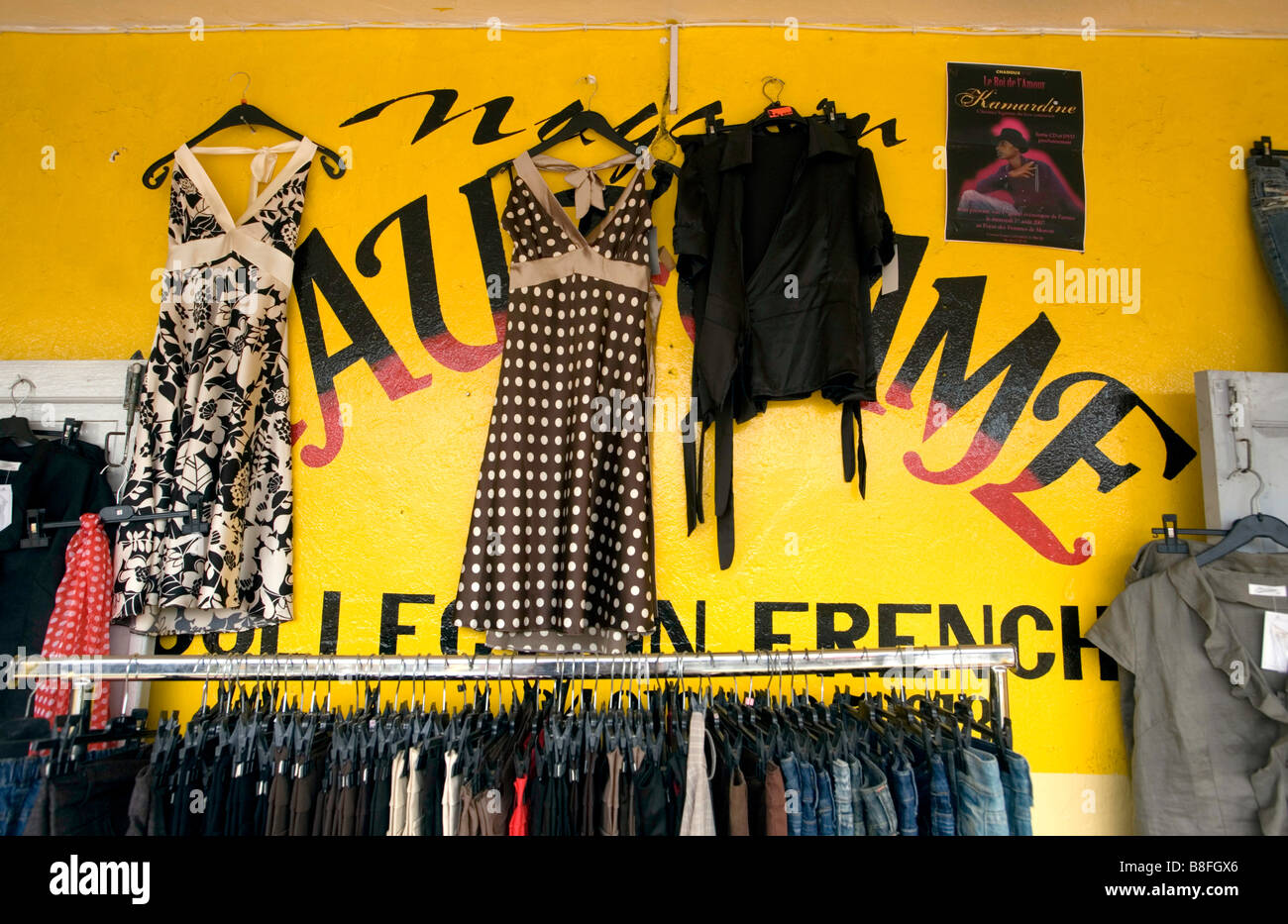 Comoros, Grande Comore, Moroni, clothing shop Stock Photo - Alamy