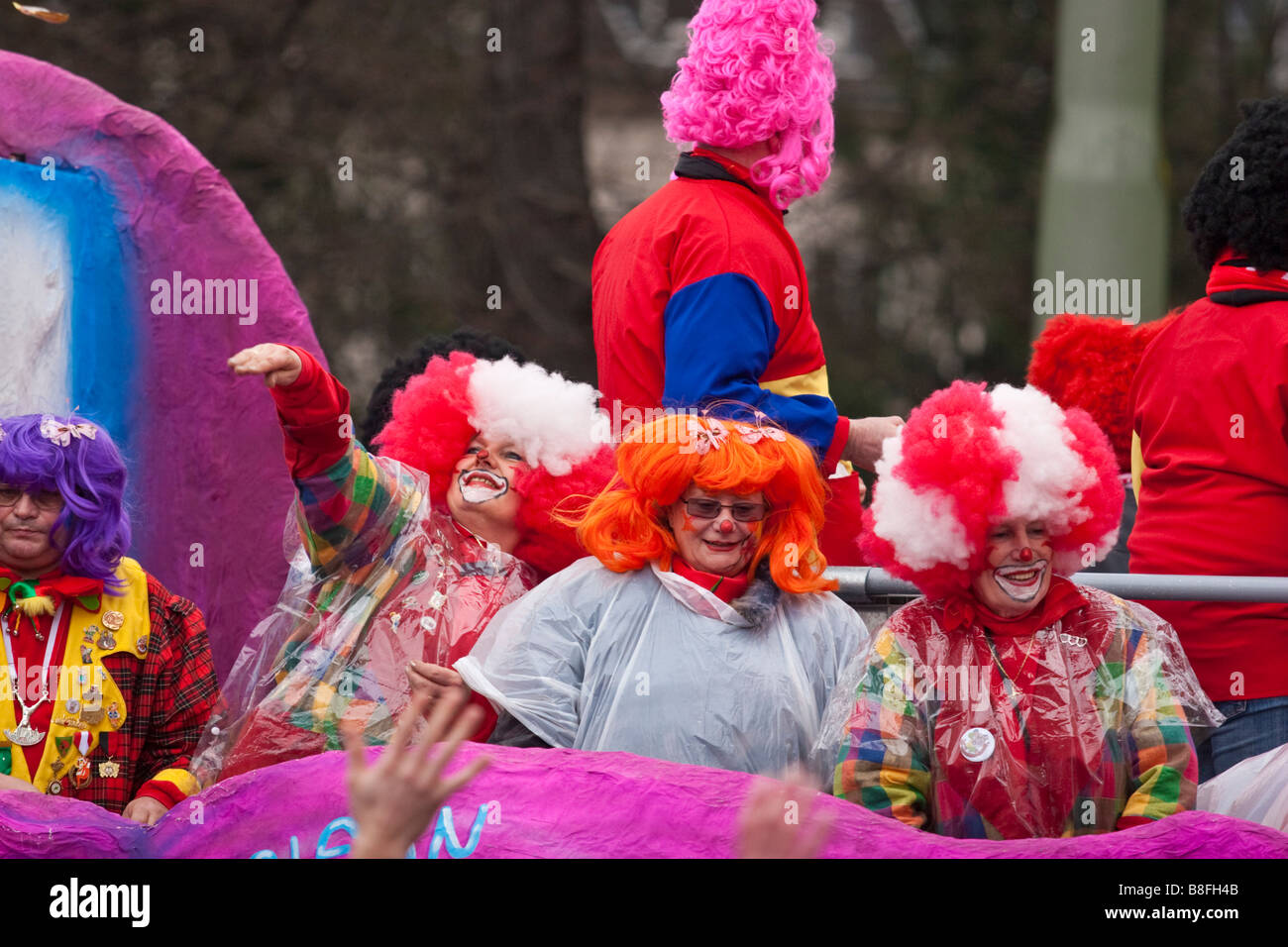 Rosenmontag parade highlight of German carnival, Dusseldorf, Germany ...