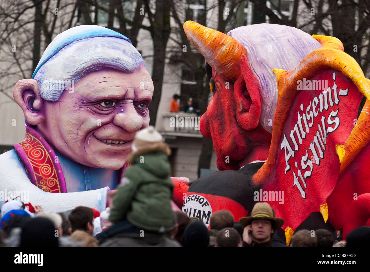 Rosenmontag parade highlight of German carnival, Dusseldorf, Germany ...