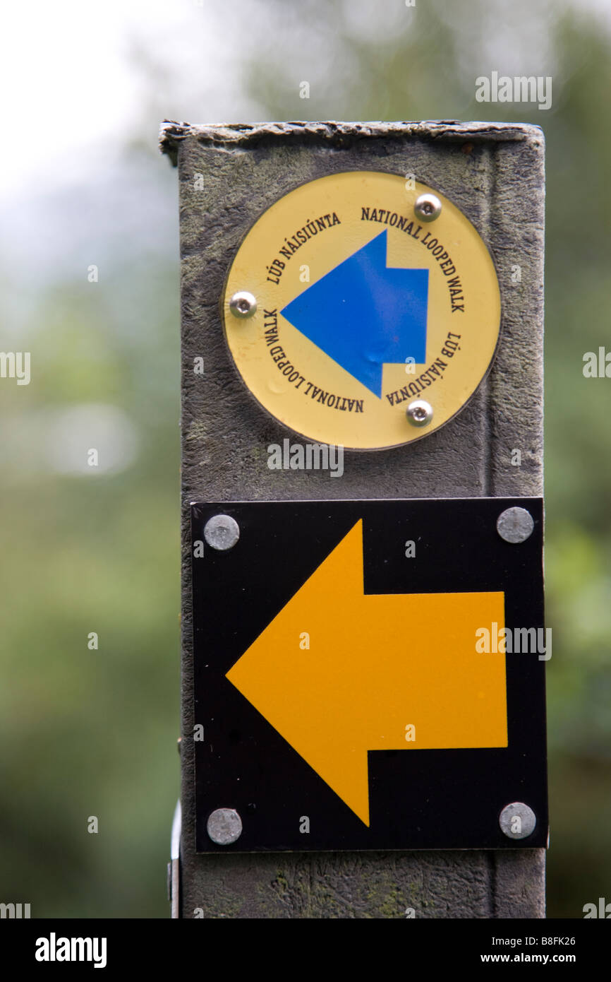 Right of Way Sign Glen of Aherlow, County Tipperary, Ireland Stock ...