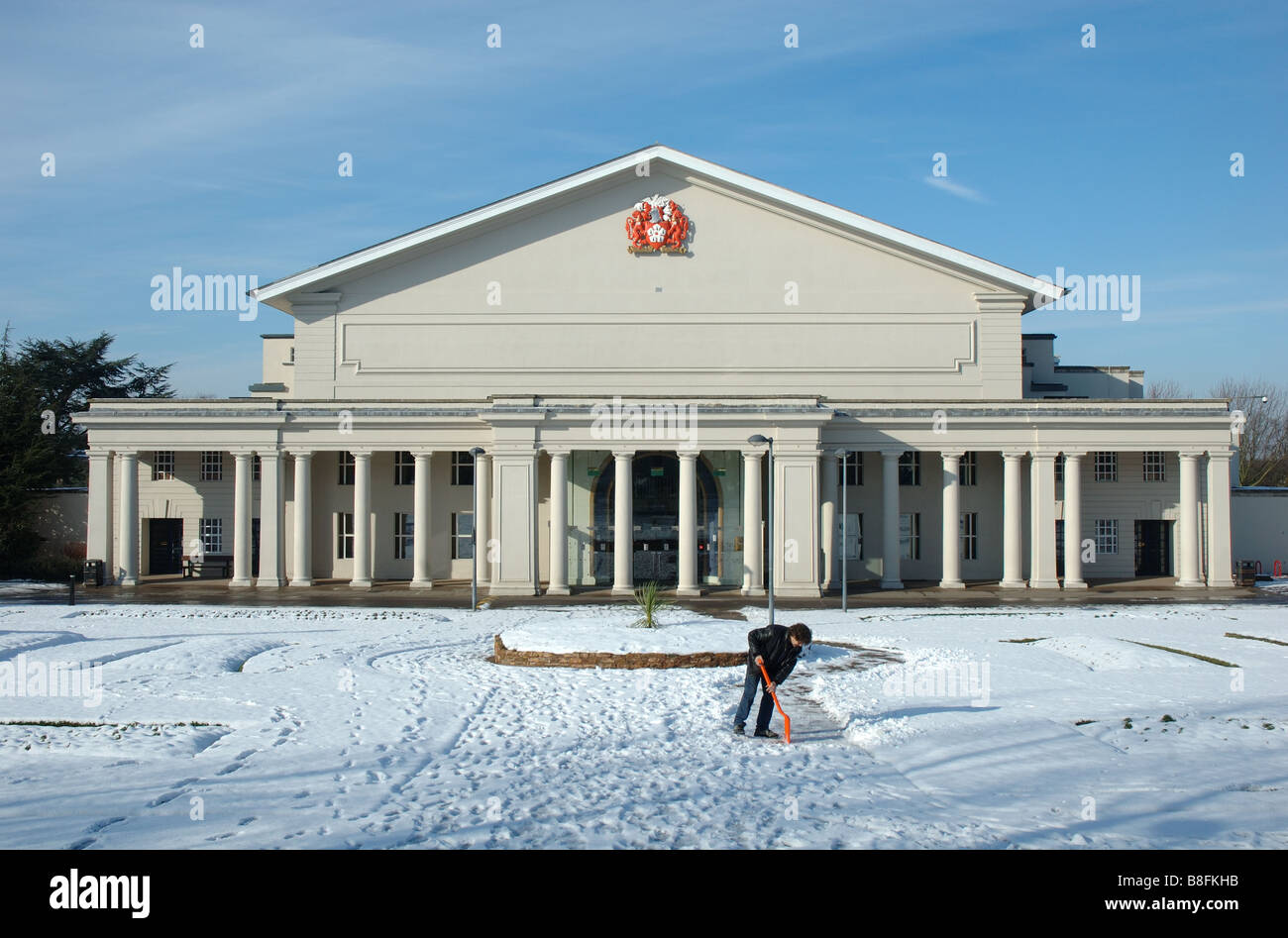 De Montfort Hall, Leicester, England, UK Stock Photo - Alamy