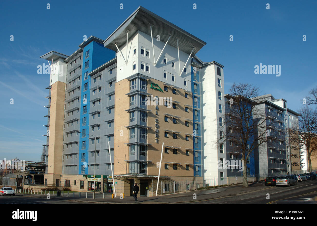 Opal Court, a student and key worker housing block, Leicester, England ...