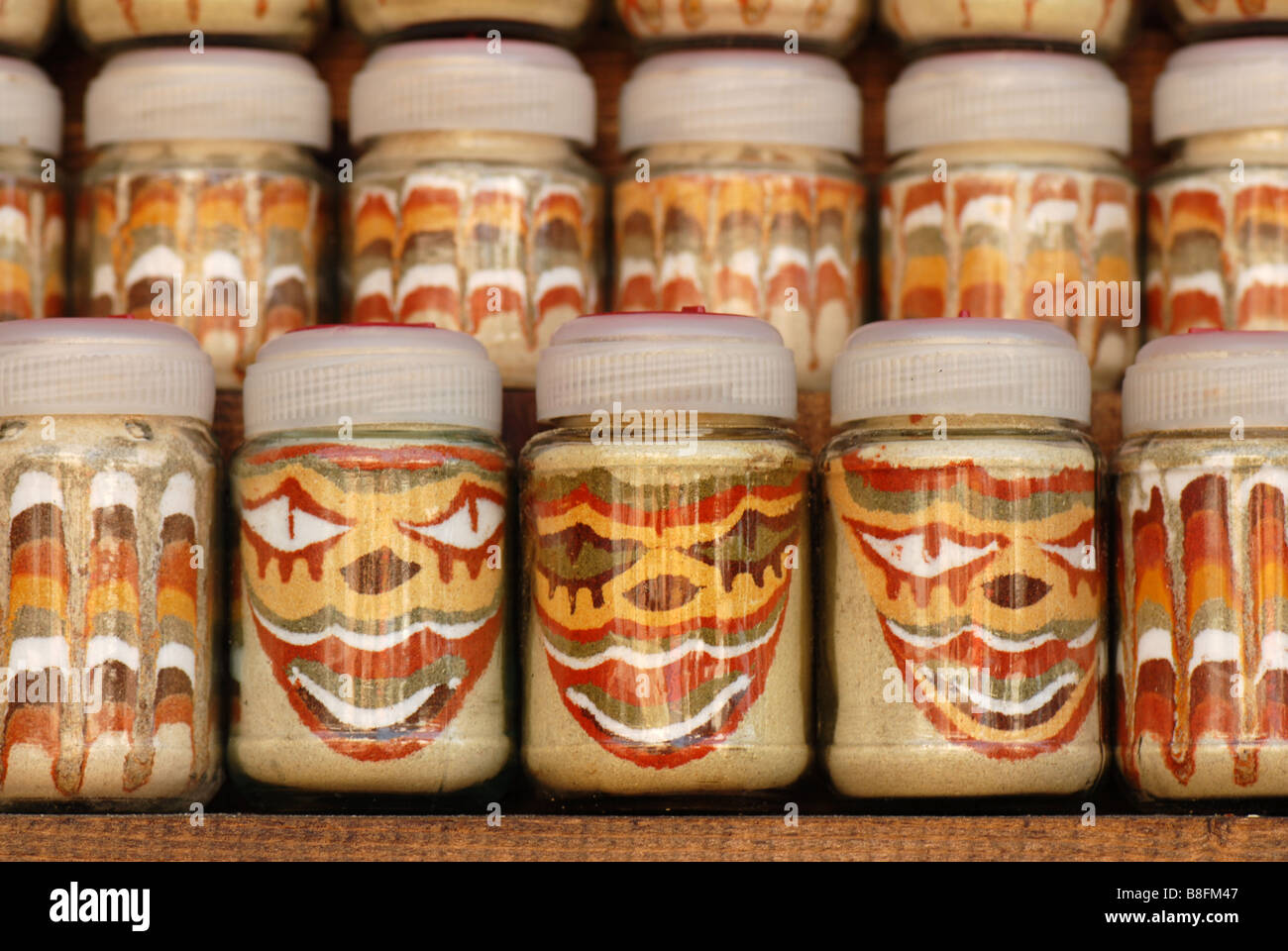 "Sharena sol" (Coloured salt) souvenirs, Nesebar, Bulgaria Stock Photo ...