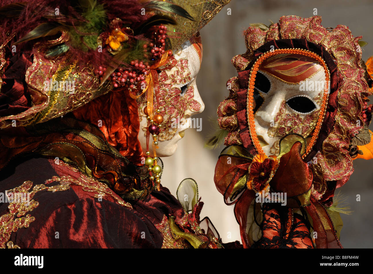 Venice Carnivale, Carnival characters Stock Photo - Alamy