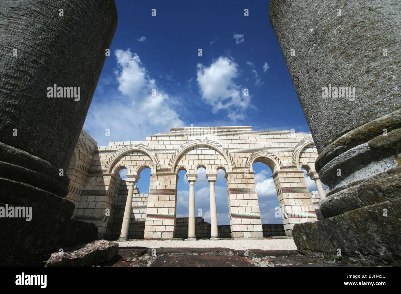 The Basilica in Pliska, Bulgaria Stock Photo - Alamy