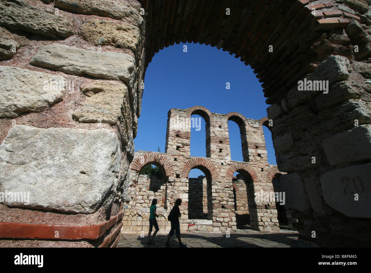 Stara Mitropoliya - The Old Bishopric, Nesebar, Bulgaria Stock Photo ...