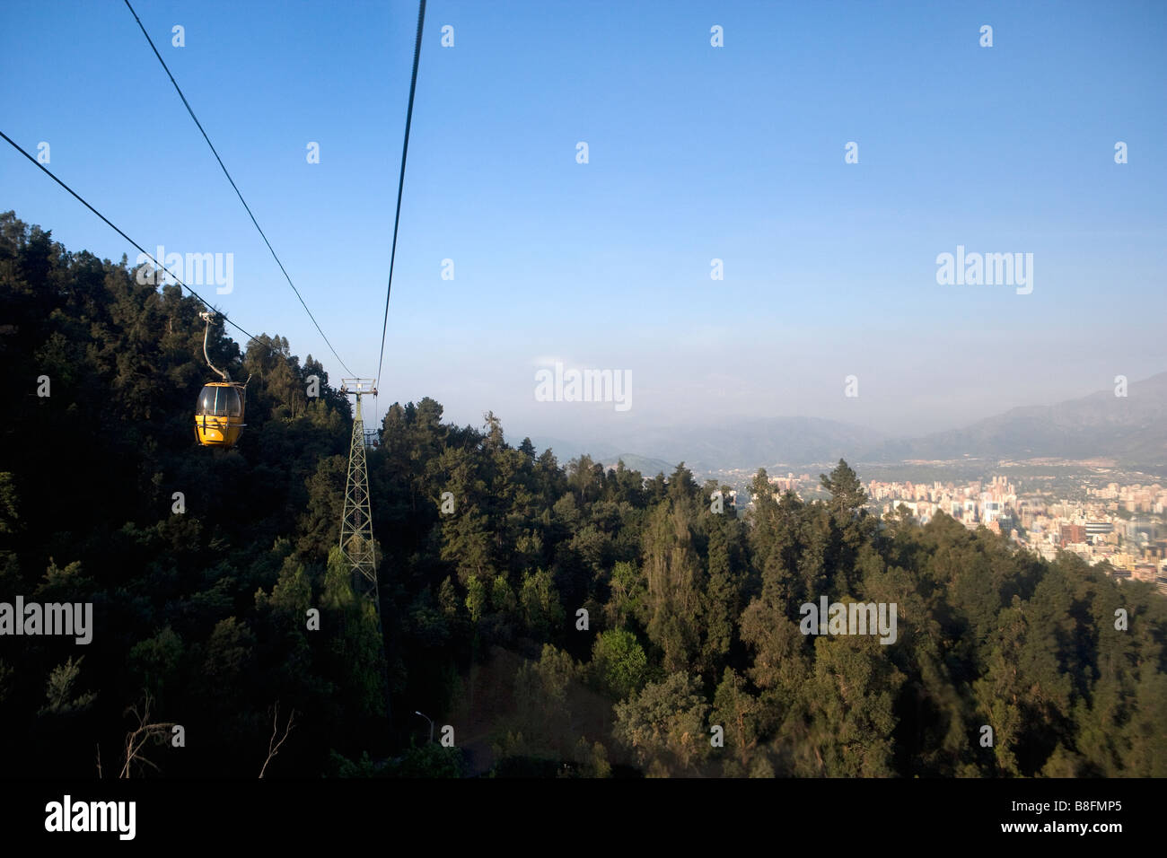Funicular Santiago Chile Stock Photo - Alamy