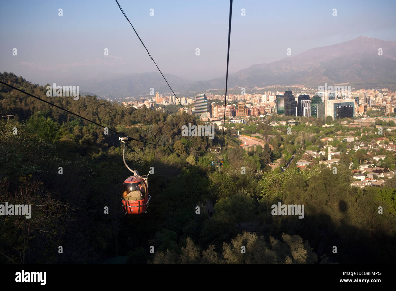 Funicular Santiago Chile Stock Photo - Alamy