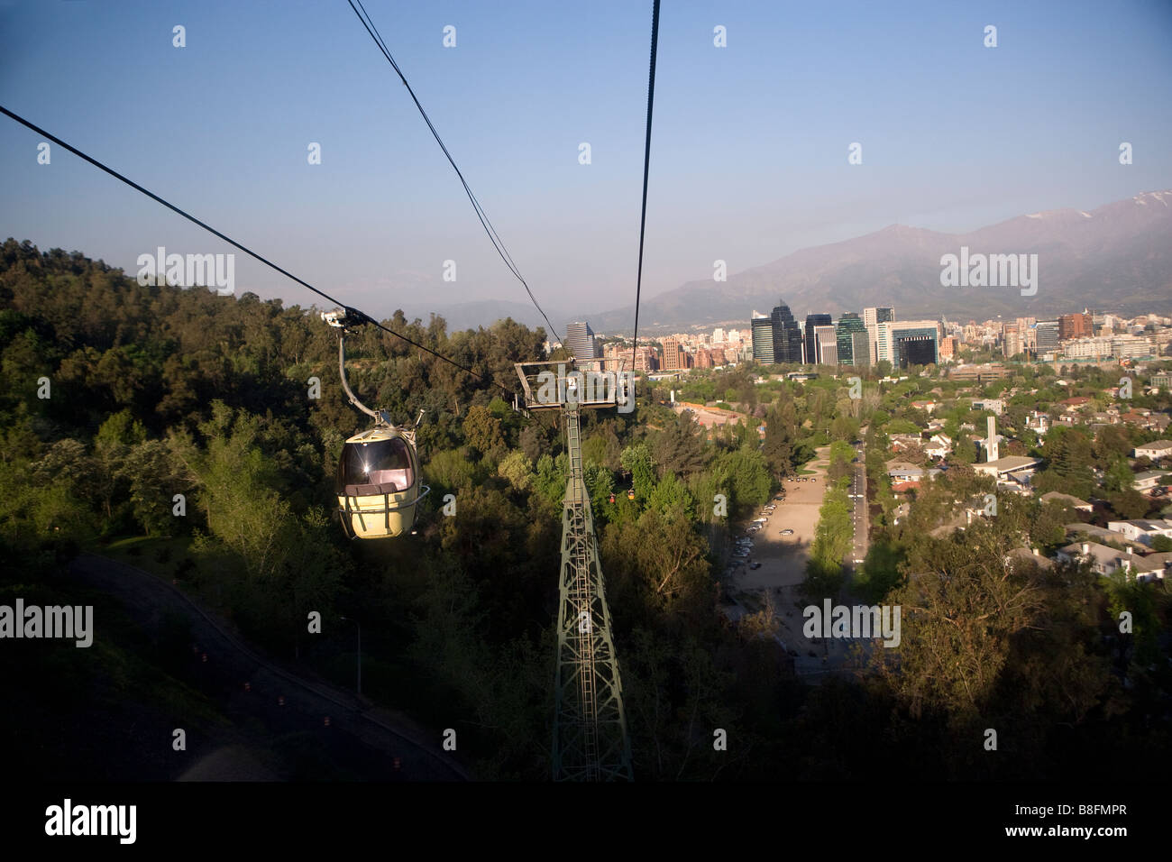 Funicular Santiago Chile Stock Photo - Alamy
