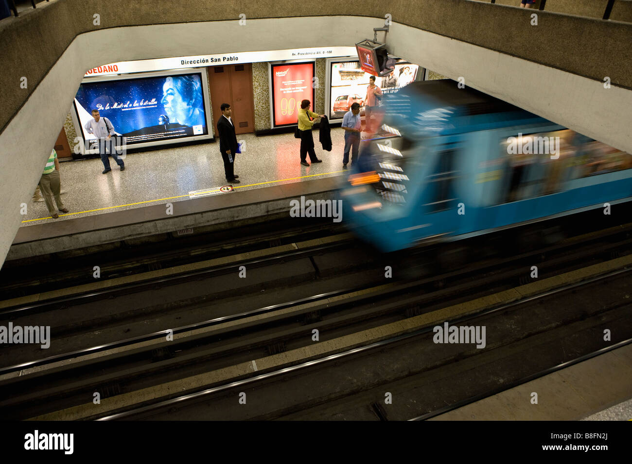 Subway Santiago Chile Stock Photo - Alamy
