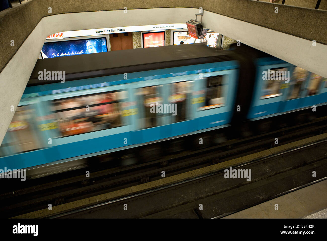 Subway Santiago Chile Stock Photo - Alamy