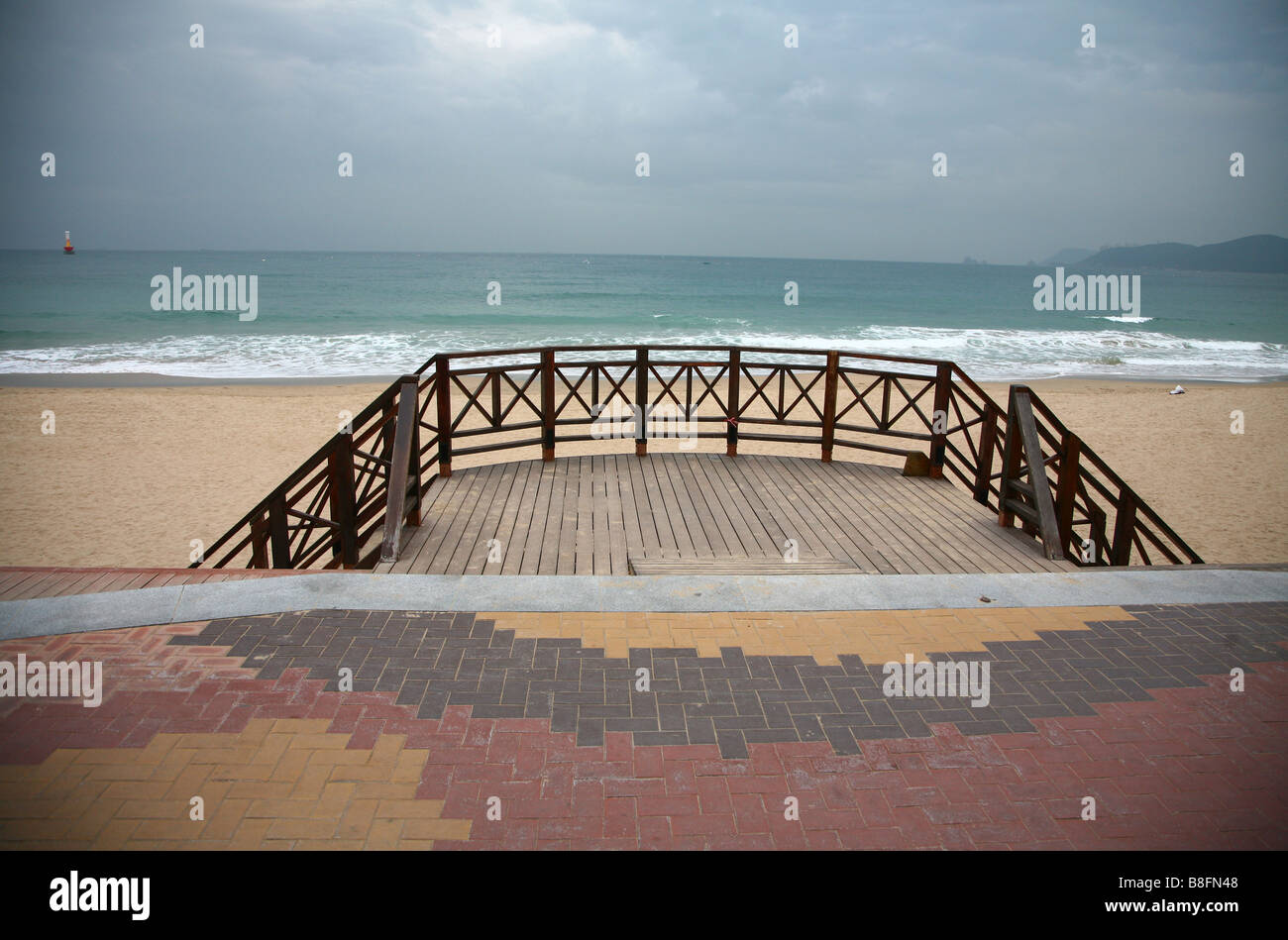 Busan (Pusan) beach in South Korea Stock Photo - Alamy