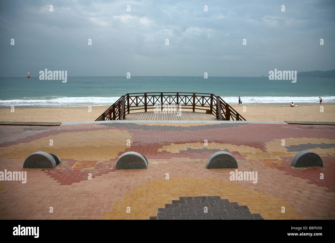 Busan (Pusan) beach in South Korea Stock Photo - Alamy